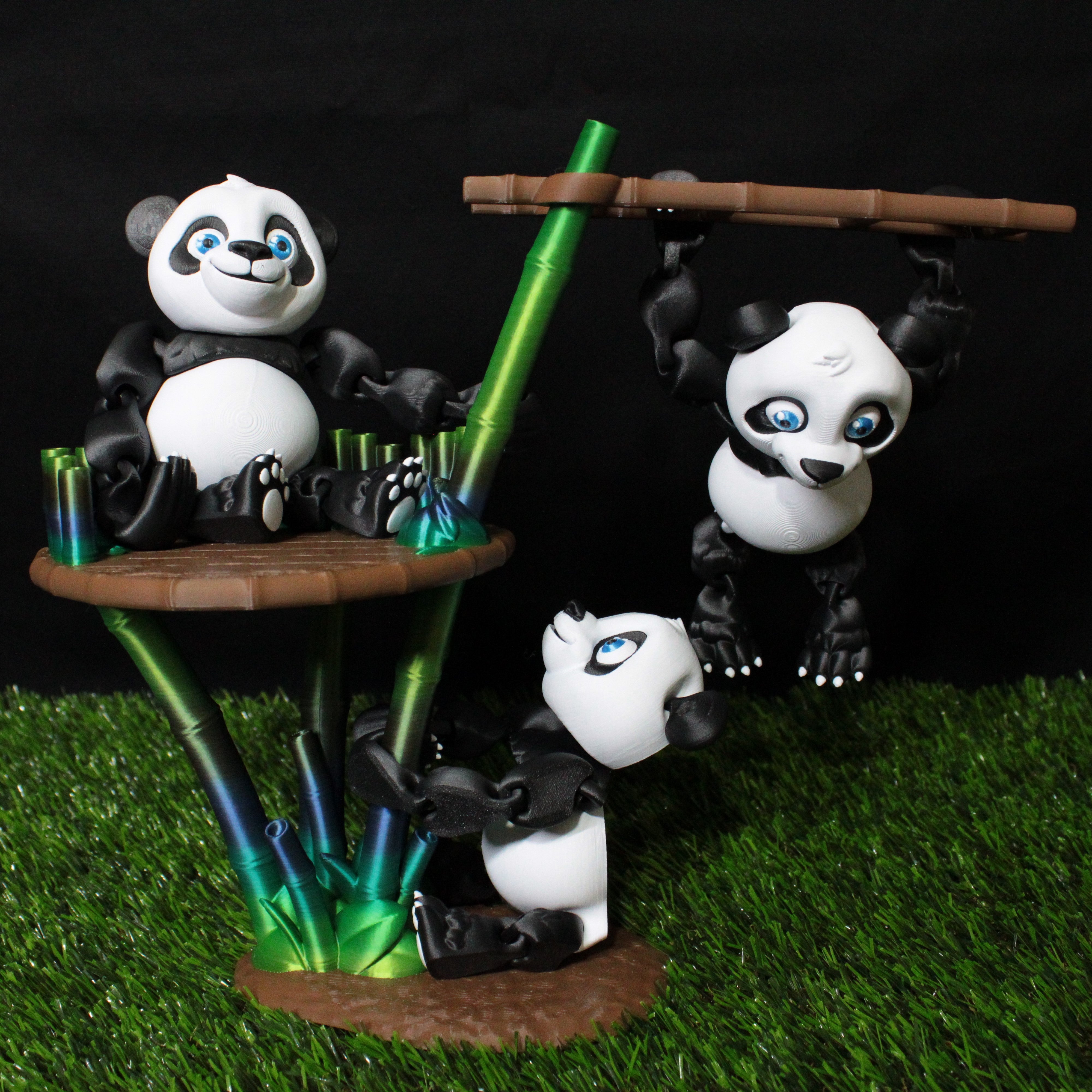 Panda & Display Stand – Badger's Workshop